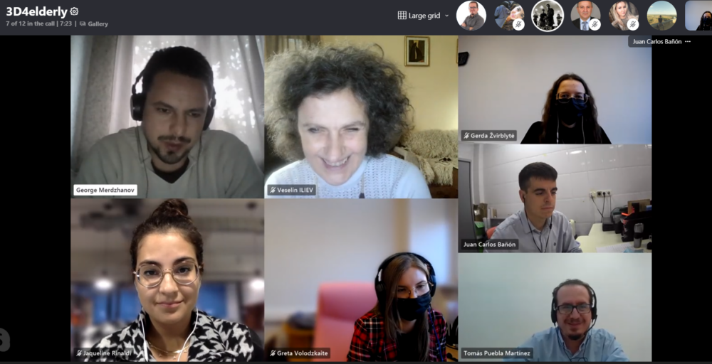 Hitting the milestones with the amazing 3D4elderly team! - BETi